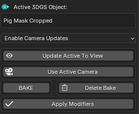 3DGS Render Blender Addon - KIRI Engine